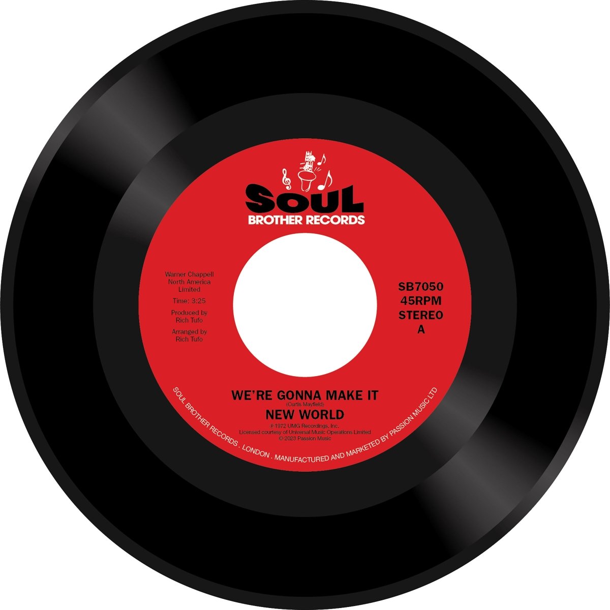 New World - We're Gonna Make It Vinyl 7" – GOOD TASTE Records